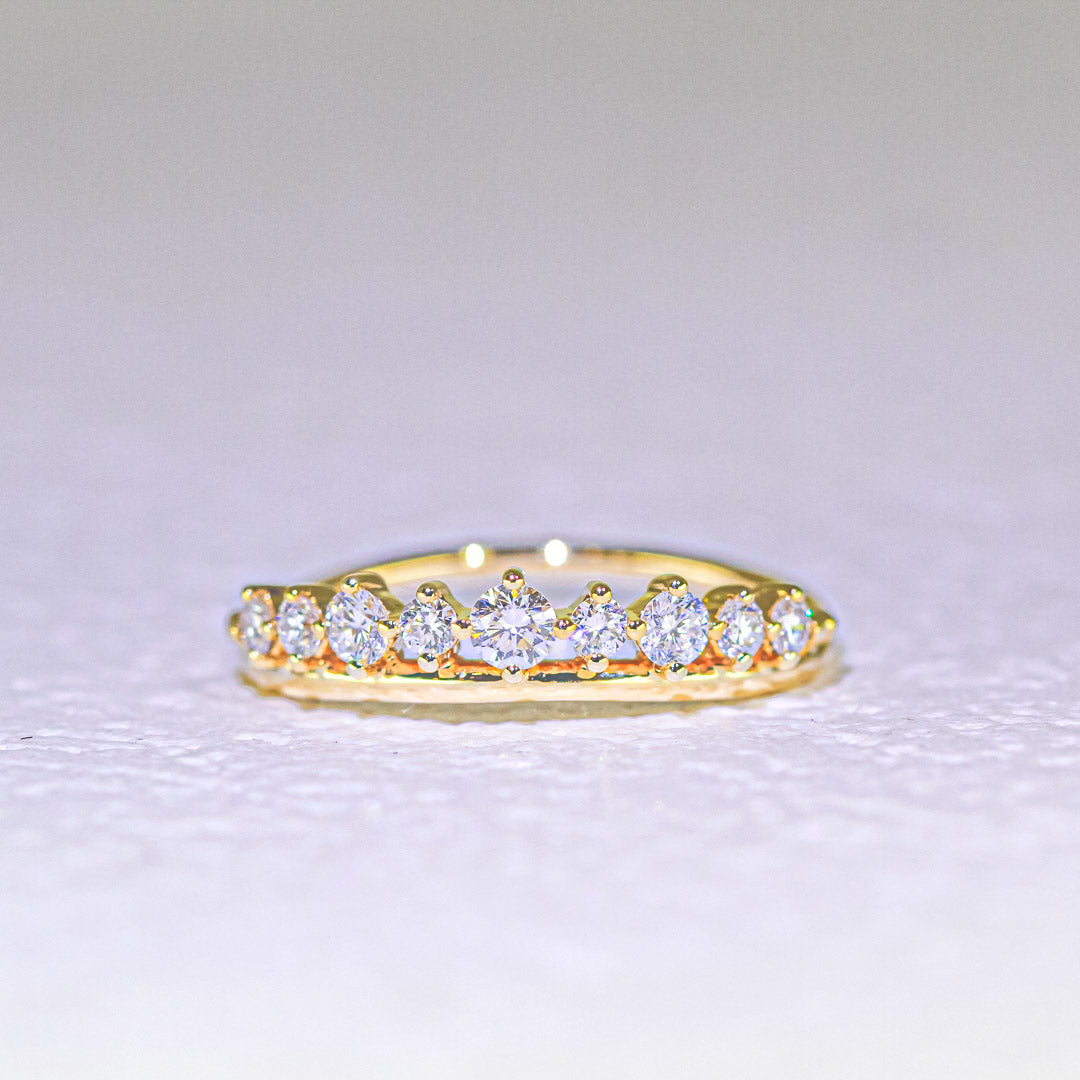 培育鑽石皇冠線戒 (TMLR1203) – Diamond Culture